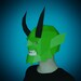 PAPERCRAFT MASK Demon, Printable Pattern Template, 3d Puzzle,diy ...
