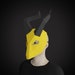 Papercraft MASK 3D Killmonger, Printable Template PDF Pattern, Lowpoly ...