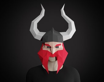 Gladiator Helmet PAPERCRAFT MASK 3D TEMPLATE Diy Roman | Etsy