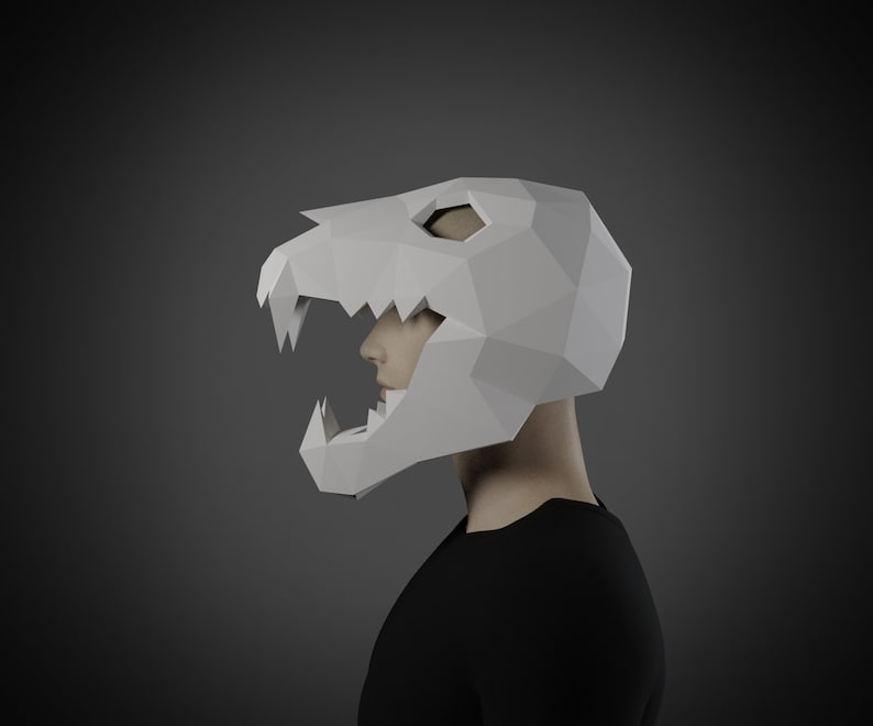 Scary MASK PAPERCRAFT -animal Skull HELMET- 3D Diy Adult Paper Craft ...