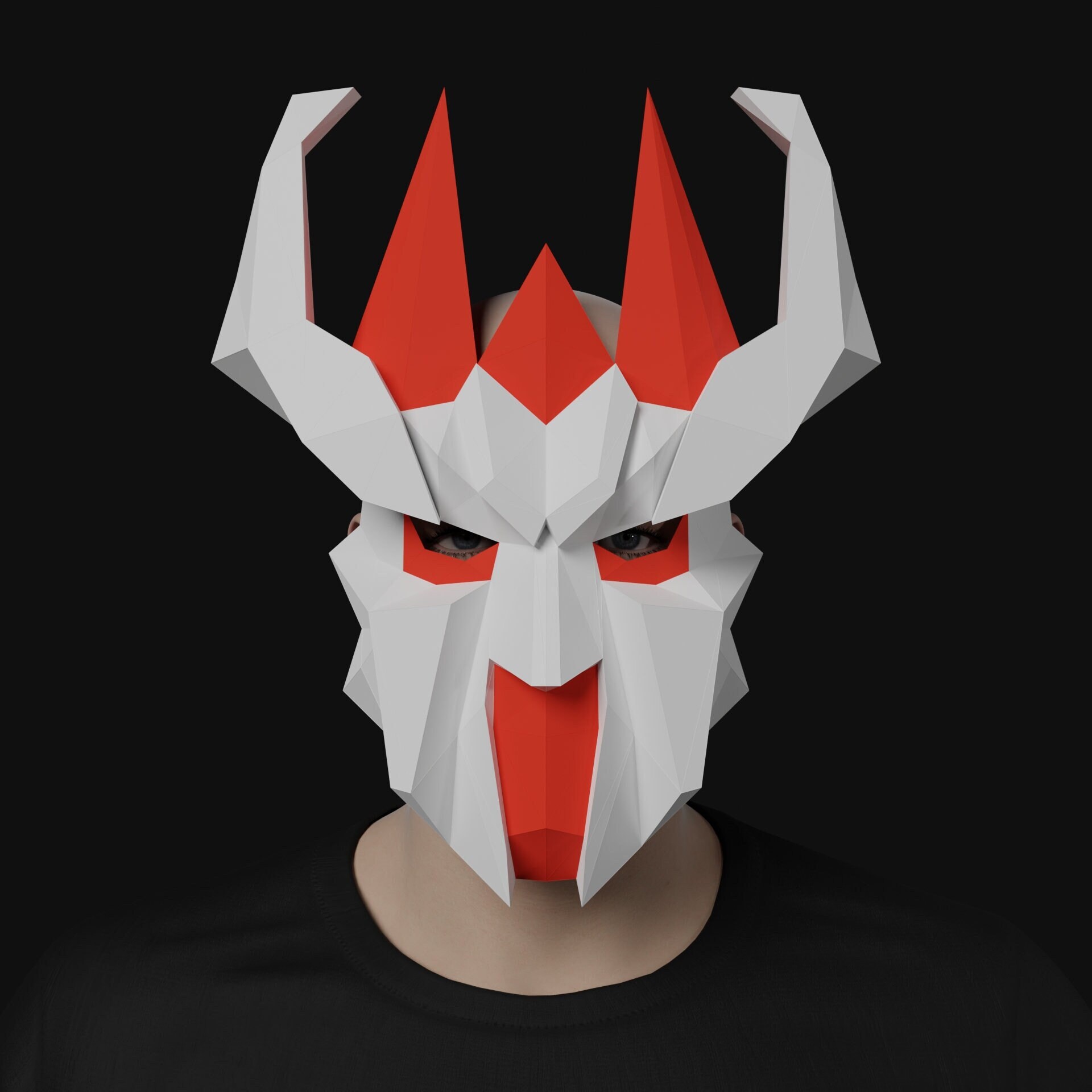 MASK PAPERCRAFT "mecha Warrior" Robot Costume, Japanese Anime Halloween ...