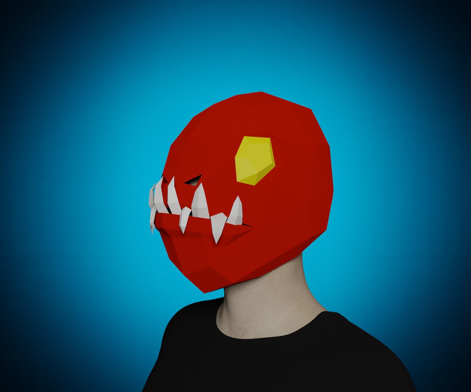 ALIEN MONSTER MASK Papercraft 3d paper craft costume | Etsy