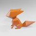 FOX PAPERCRAFT Template - 3D Art ANIMAL Sculpture - Pdf, Paper Craft ...