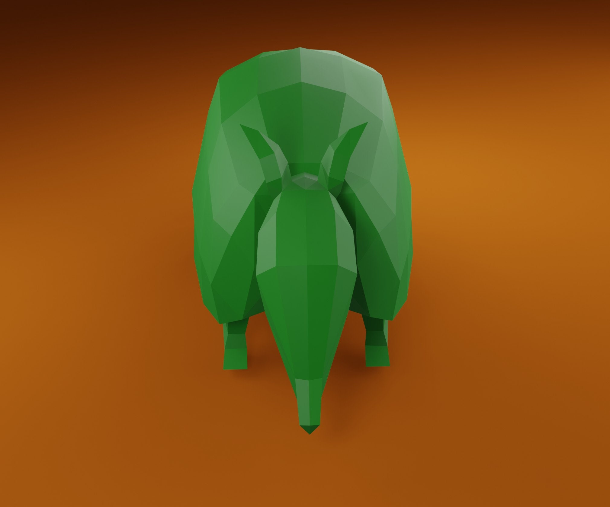 PAPERCRAFT 3D ARMADILLO Printable Pdf Template XXL Diy - Etsy