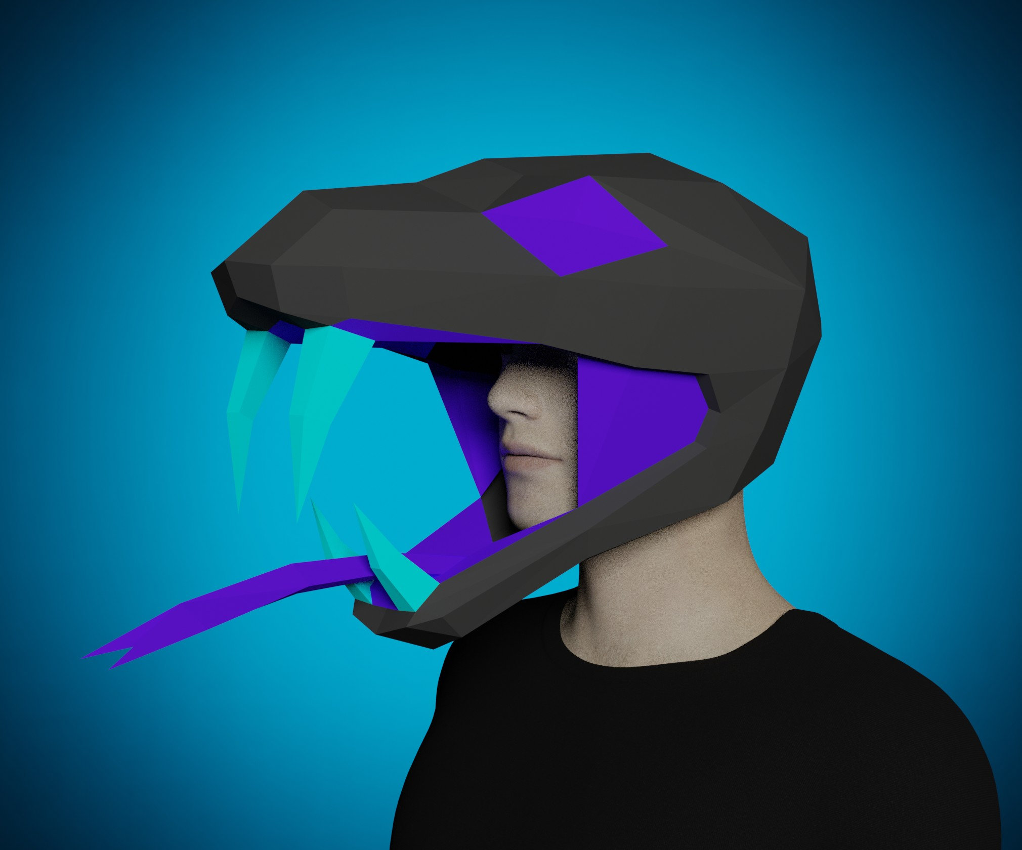 SNAKE MASK PAPERCRAFT 3D Serpent Costume Printable Diy - Etsy