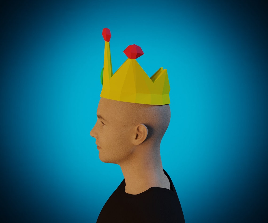 PAPERCRAFT CROWN, Diy King COSTUME, Easy Halloween Costumes for Adults ...