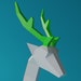 DEER PAPERCRAFT Template, Diy 3D Paper Craft, PDF Downloadabe Pattern ...