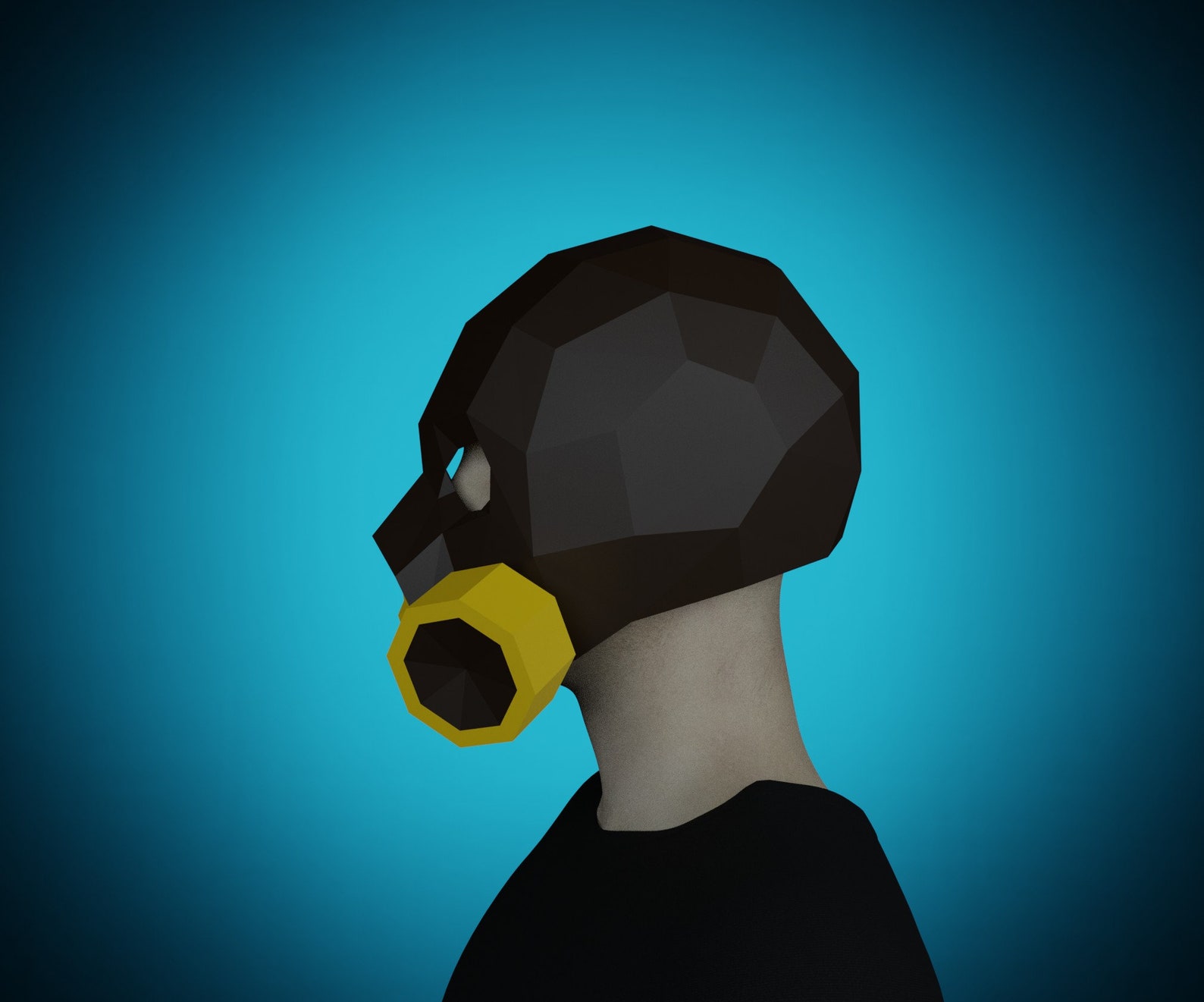 Papercraft MASK GAS 3D Paper Costume Template Diy Paper | Etsy