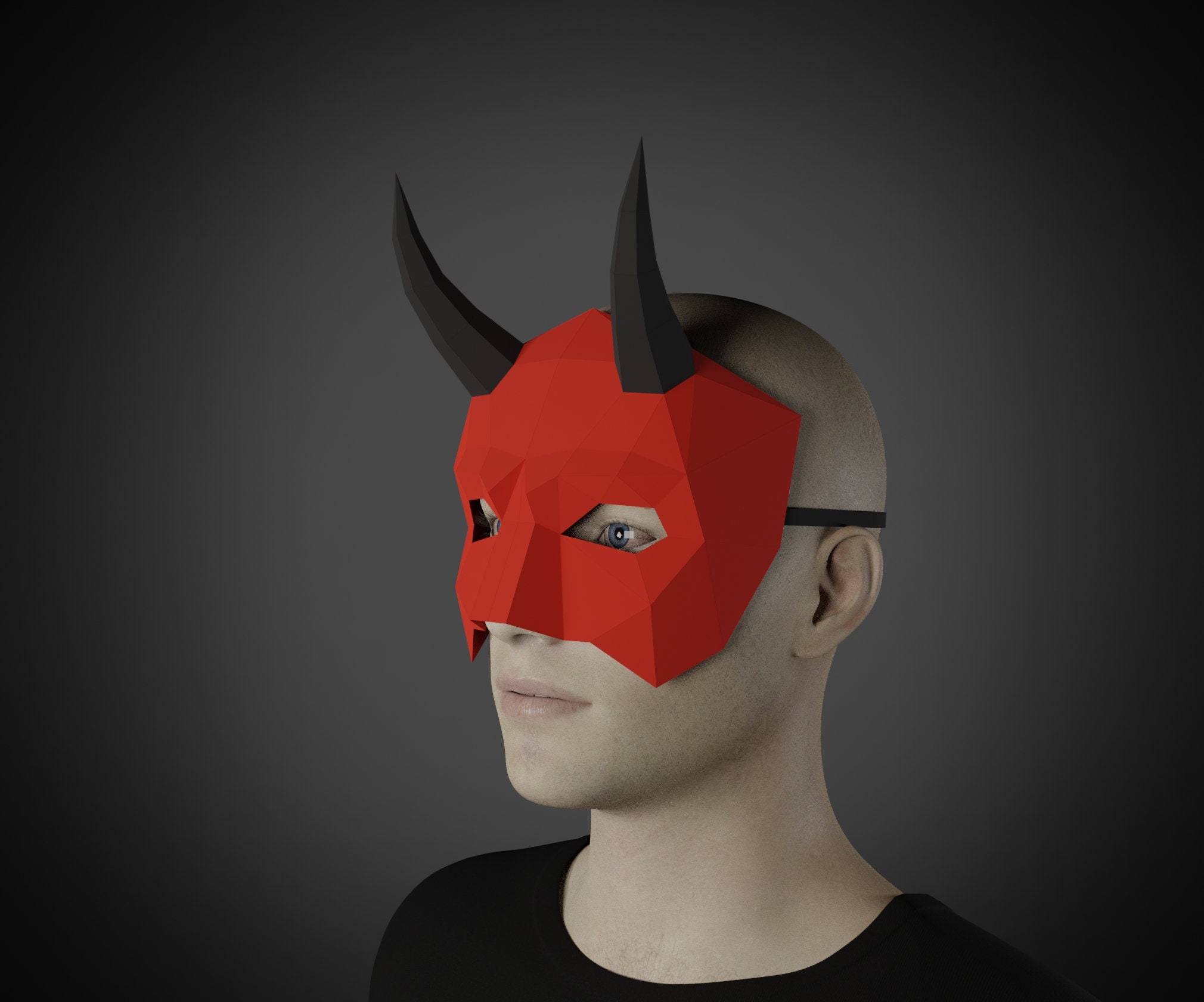 Diy Masquerade Mask Template For Men