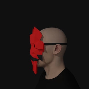 MASK PAPERCRAFT ant / Warrior Dual-reversible - Etsy