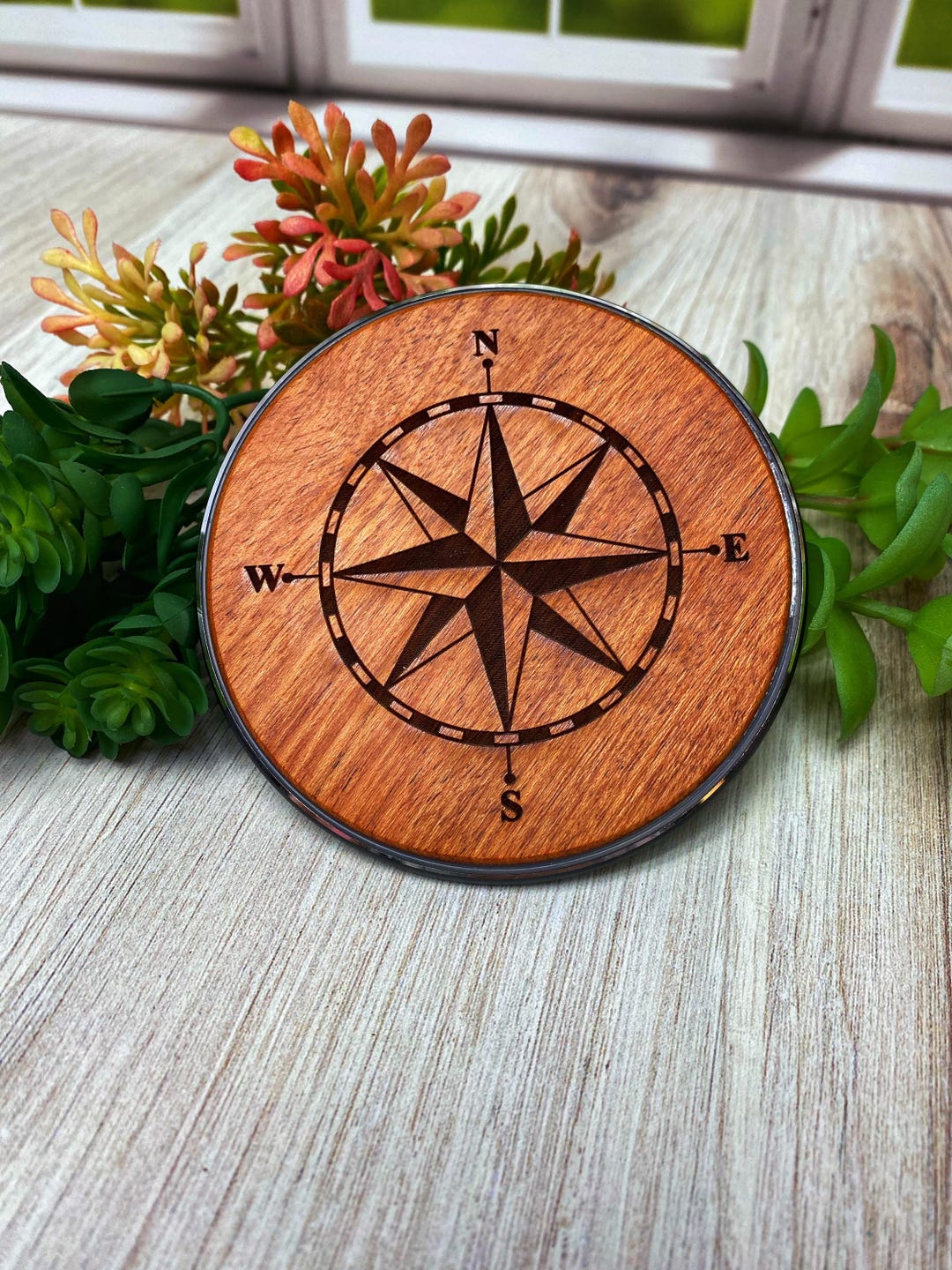 Compass Rose Wireless Charger - Etsy