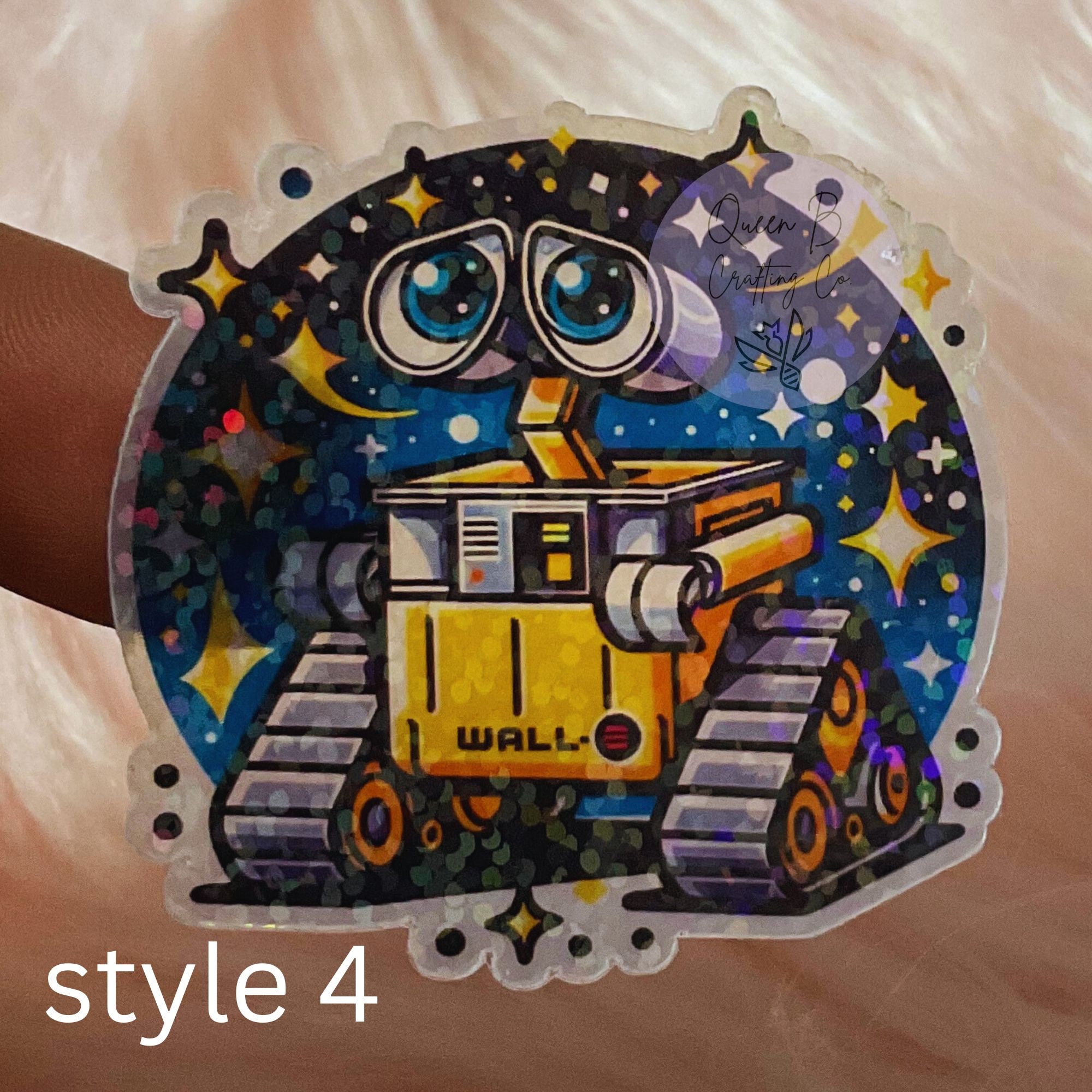 Wall E Sticker, Robot Sticker, Disnye Stickers, Space Sticker - Etsy