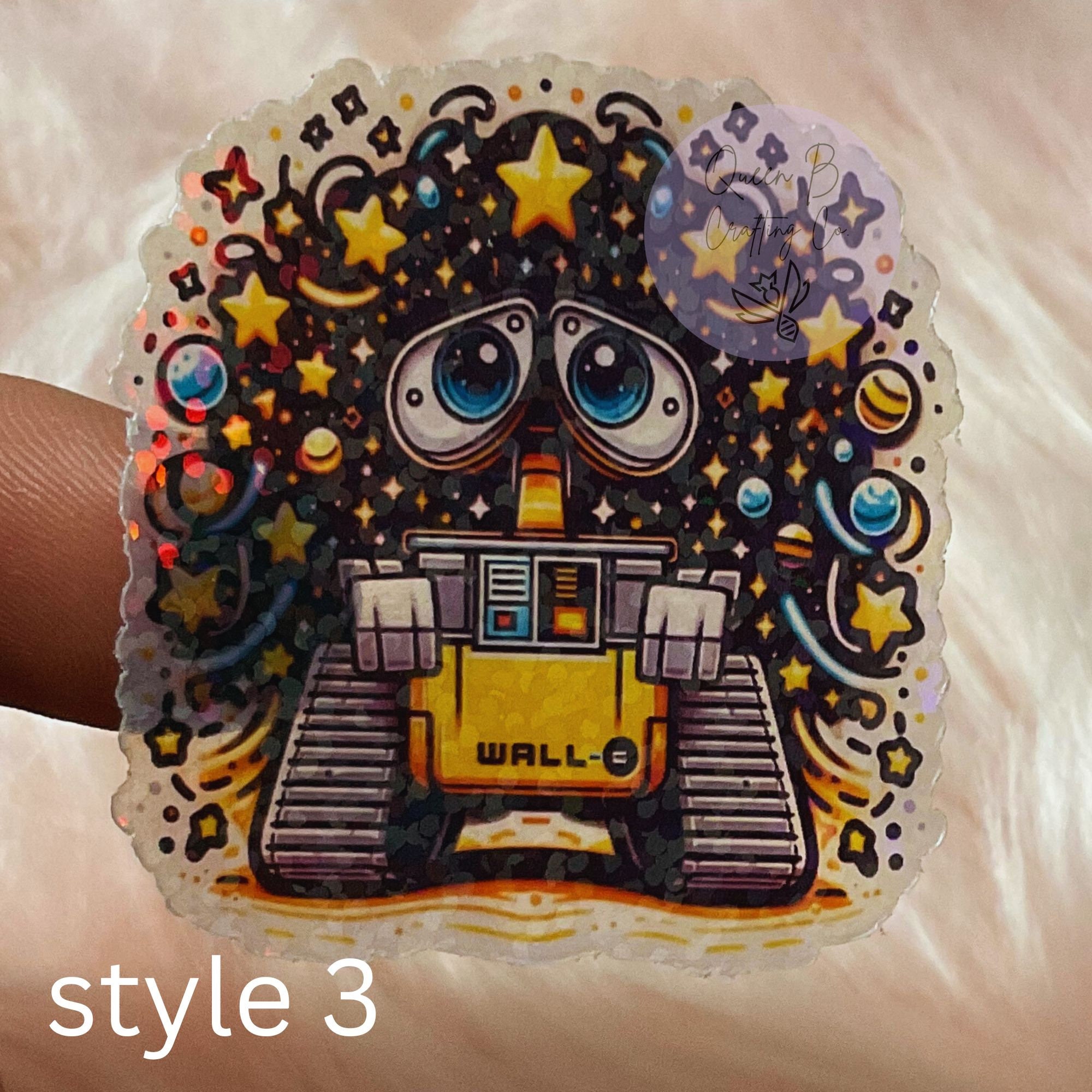 Wall E Sticker, Robot Sticker, Disnye Stickers, Space Sticker - Etsy