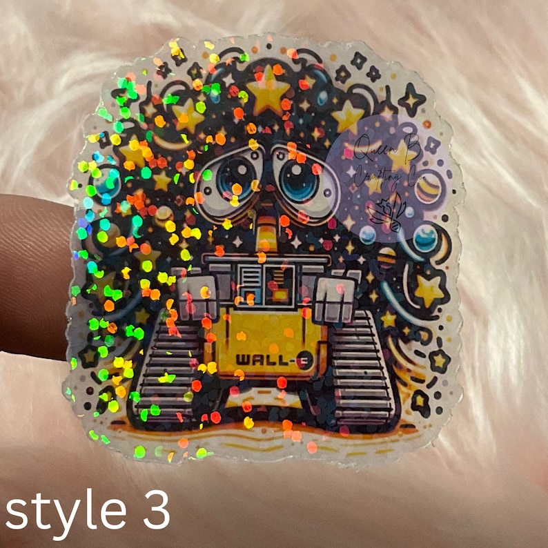 Wall E Sticker, Robot Sticker, Disnye Stickers, Space Sticker - Etsy