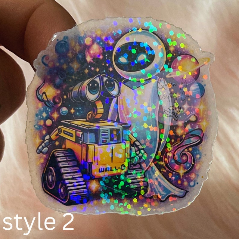 Wall E Sticker, Robot Sticker, Disnye Stickers, Space Sticker - Etsy