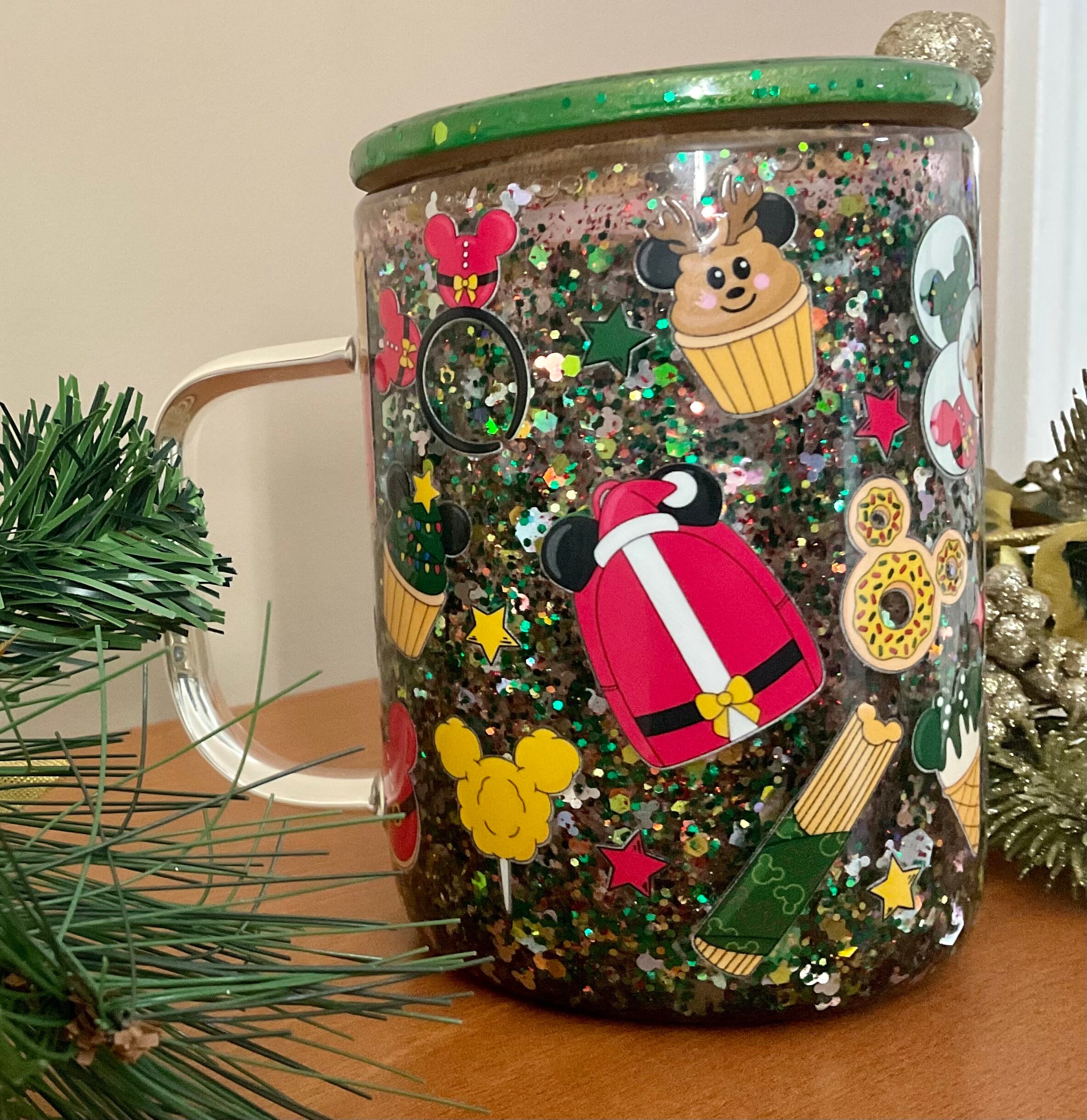 15oz Snow Globe Mug, 15oz Mug, Christmas Mouse Mug, Slow Flow Snowglobe ...