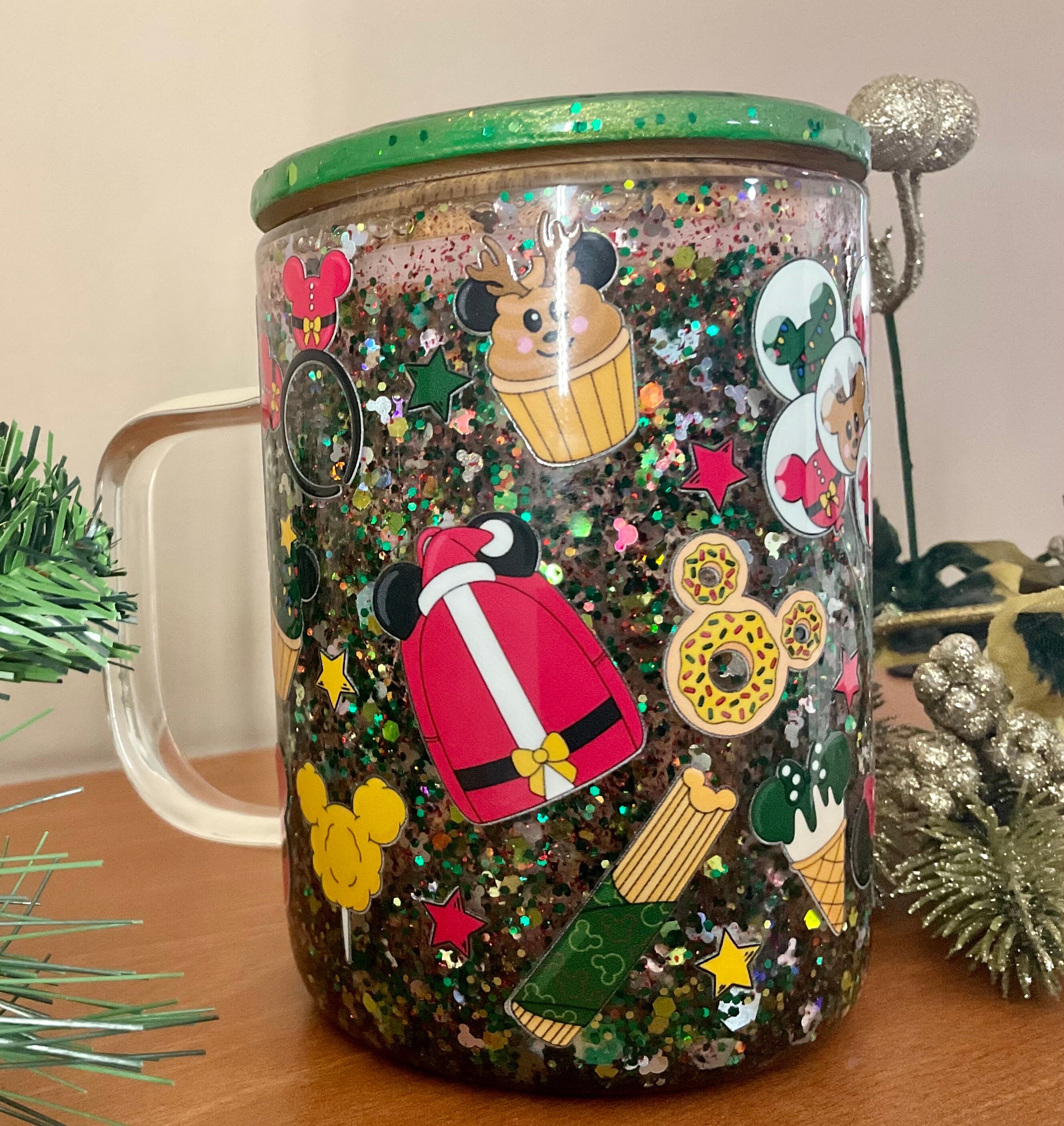 15oz Snow Globe Mug, 15oz Mug, Christmas Mouse Mug, Slow Flow Snowglobe ...