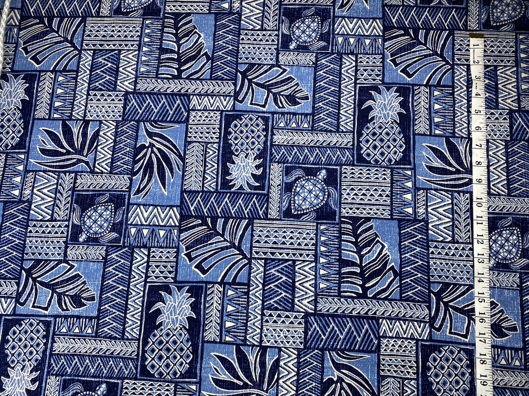 Fabric Selection Blue Tapa - Etsy