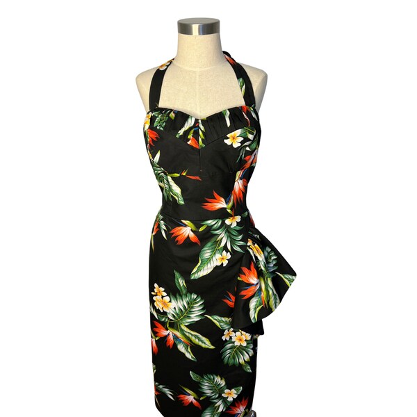 Tropical Print Dress - Etsy