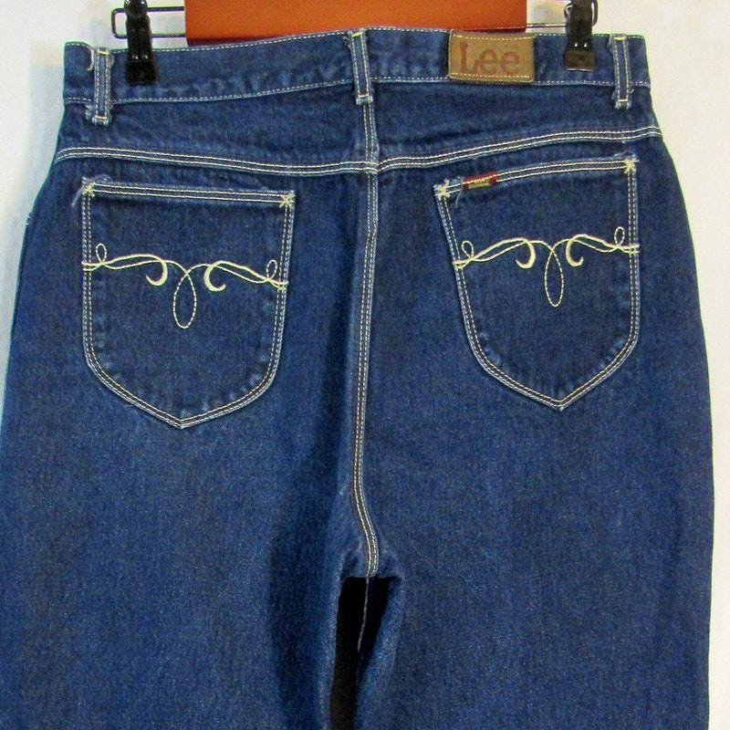 Jeans With M on Back Pocket - Etsy