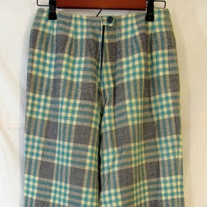 Groovy Fab Pendleton Late 60s to Early 70s Women's Plaid Wool Pants ...