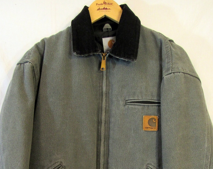 Carhartt Men's JQ0438 Detroit Jacket W/ Soft Ringspun Cotton Shell ...