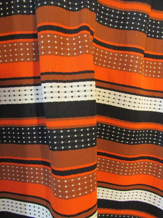 Vintage 1960s The Kollection Two Piece Orange and Bla… - Gem