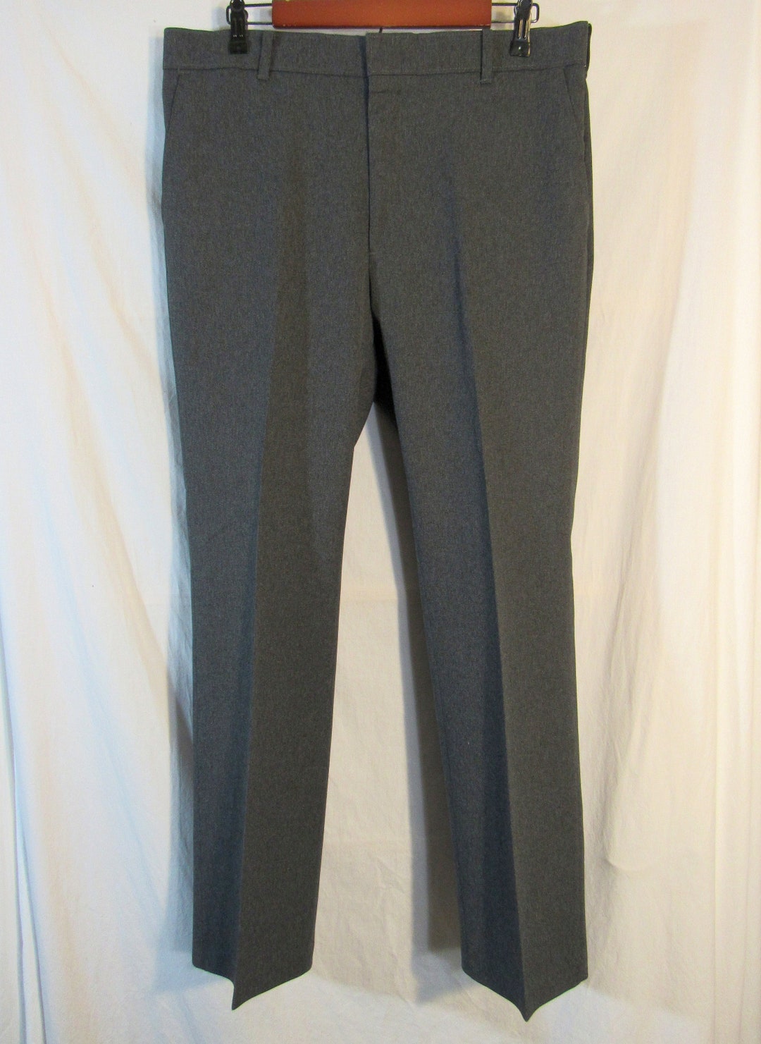 1980s Vintage Levi's Men's Action Slacks, Size 35.5" X 31.5", Heathered ...
