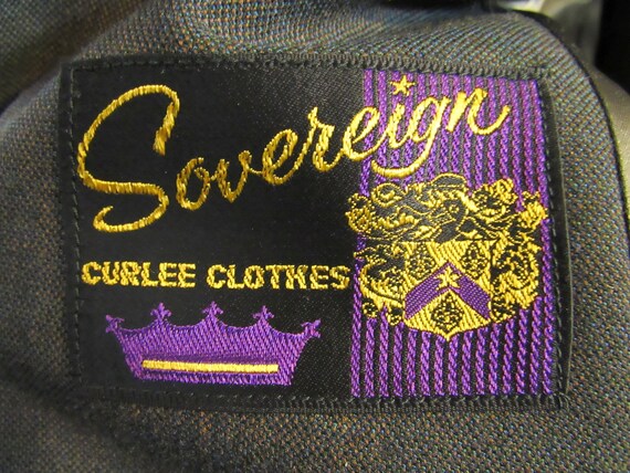 1950s 1960s Sovereign by Curlee Clothes Men's long Ov… - Gem