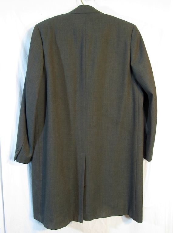 1950s 1960s Sovereign by Curlee Clothes Men's long Ov… - Gem