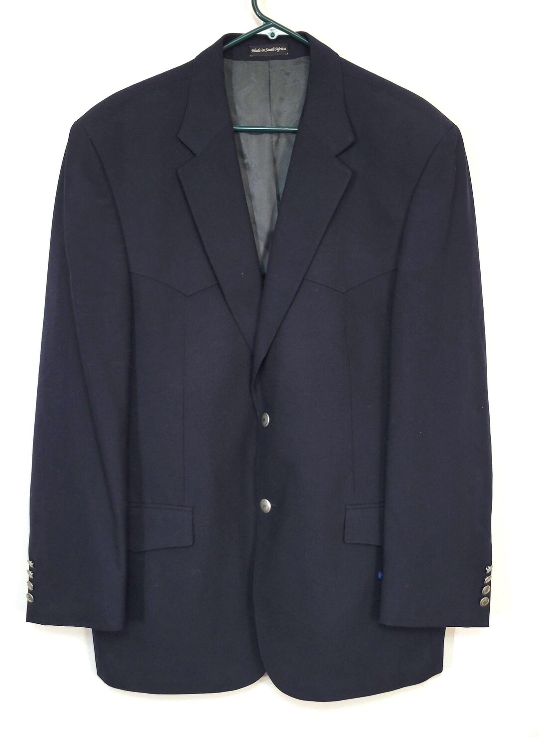 Unworn? VTG BAR WS for Warren Sewell Men's 44L Western Blazer! Dark ...