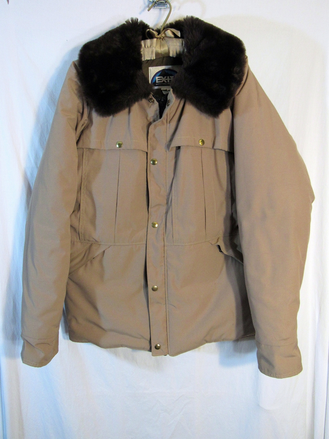 EXIT Expeditions International Men's Insulated Parka W/ Plush Collar ...