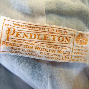 Groovy Fab Pendleton Late 60s to Early 70s Women's Plaid Wool Pants, Size 27 X 27.75, Green ...