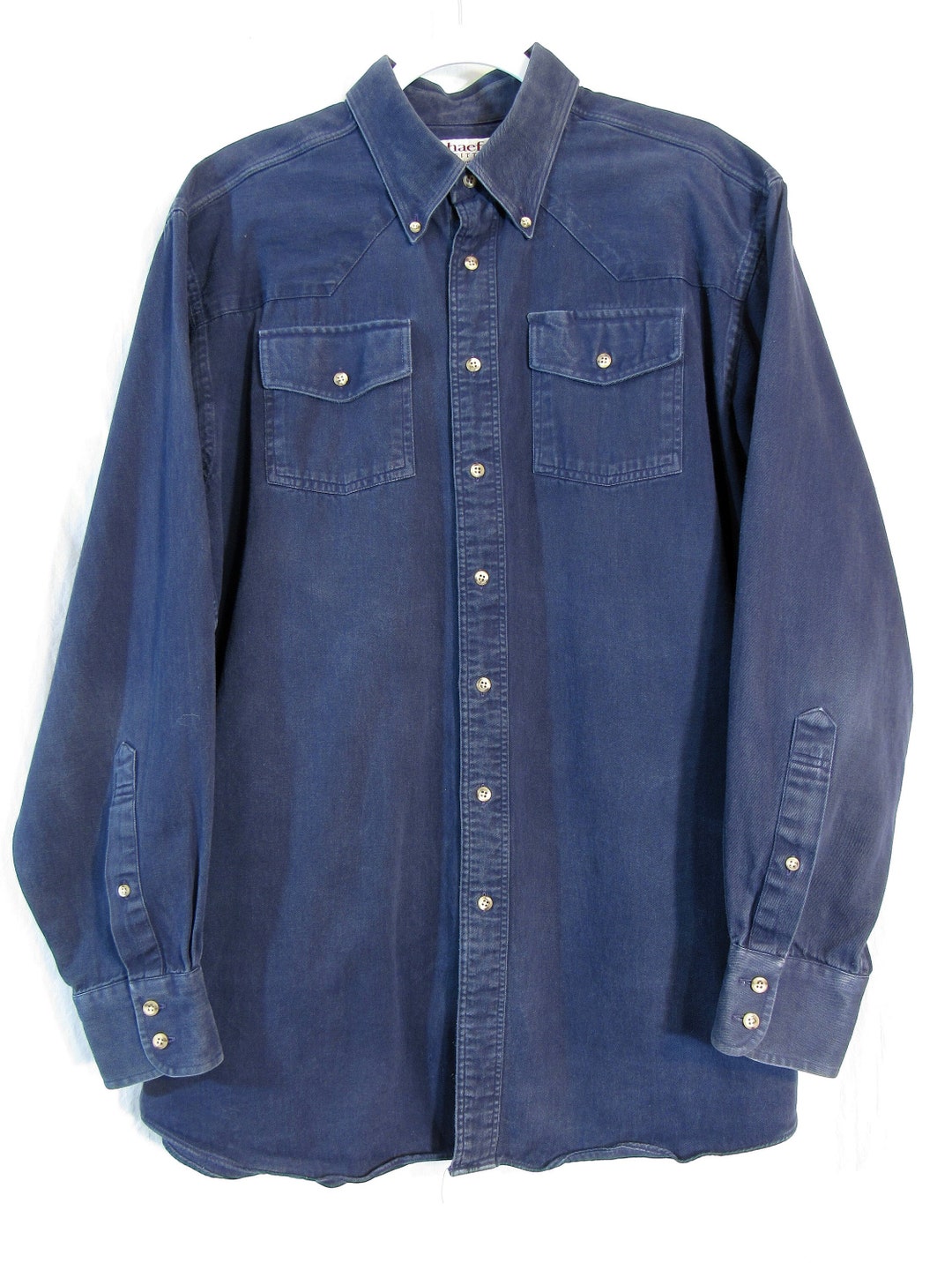 90s Vintage Schaefer Outfitter Men's Western Ranchstore Twill Long ...