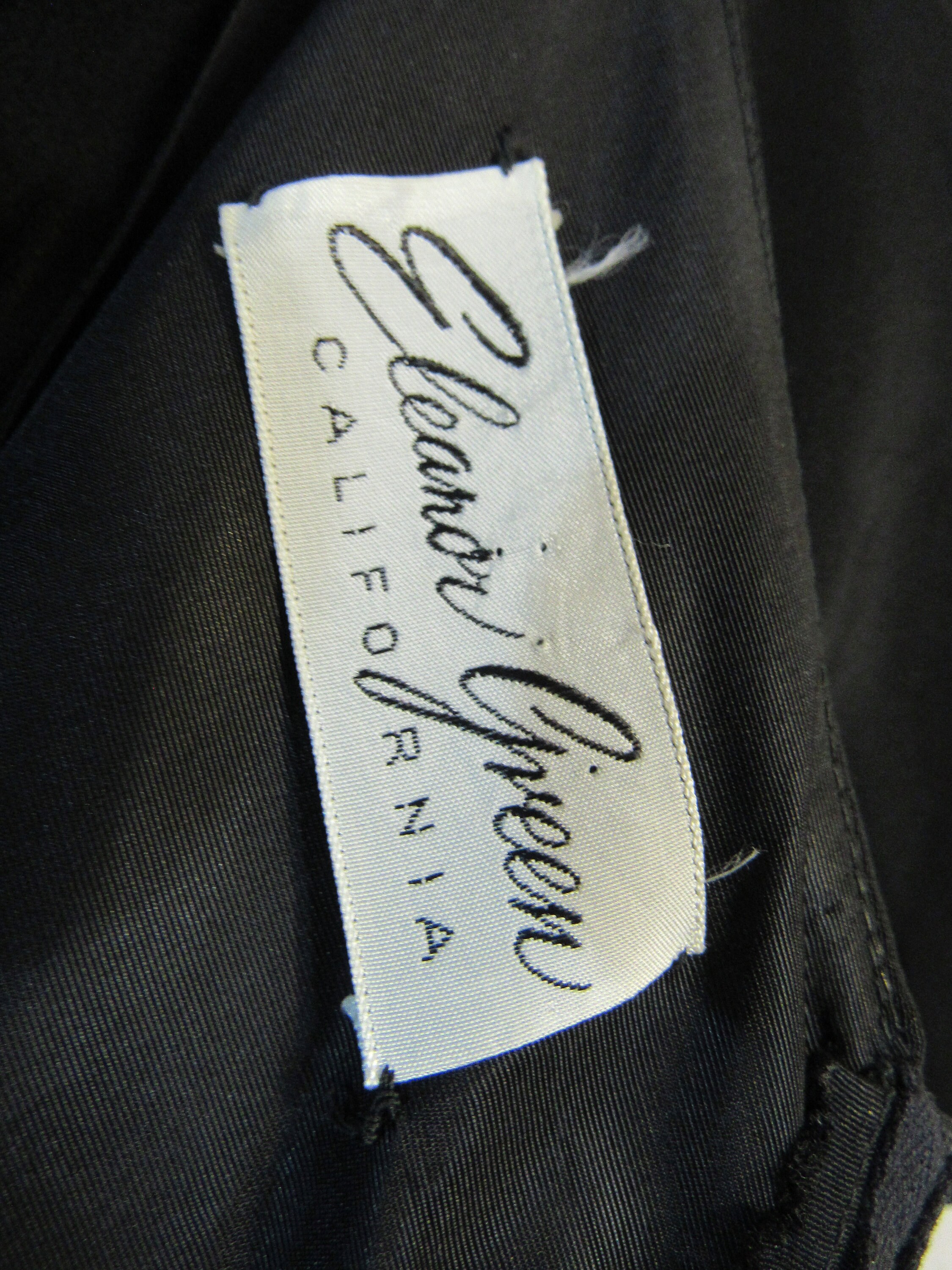 Vintage 1950's Eleanor Green of California Black Cocktail - Etsy