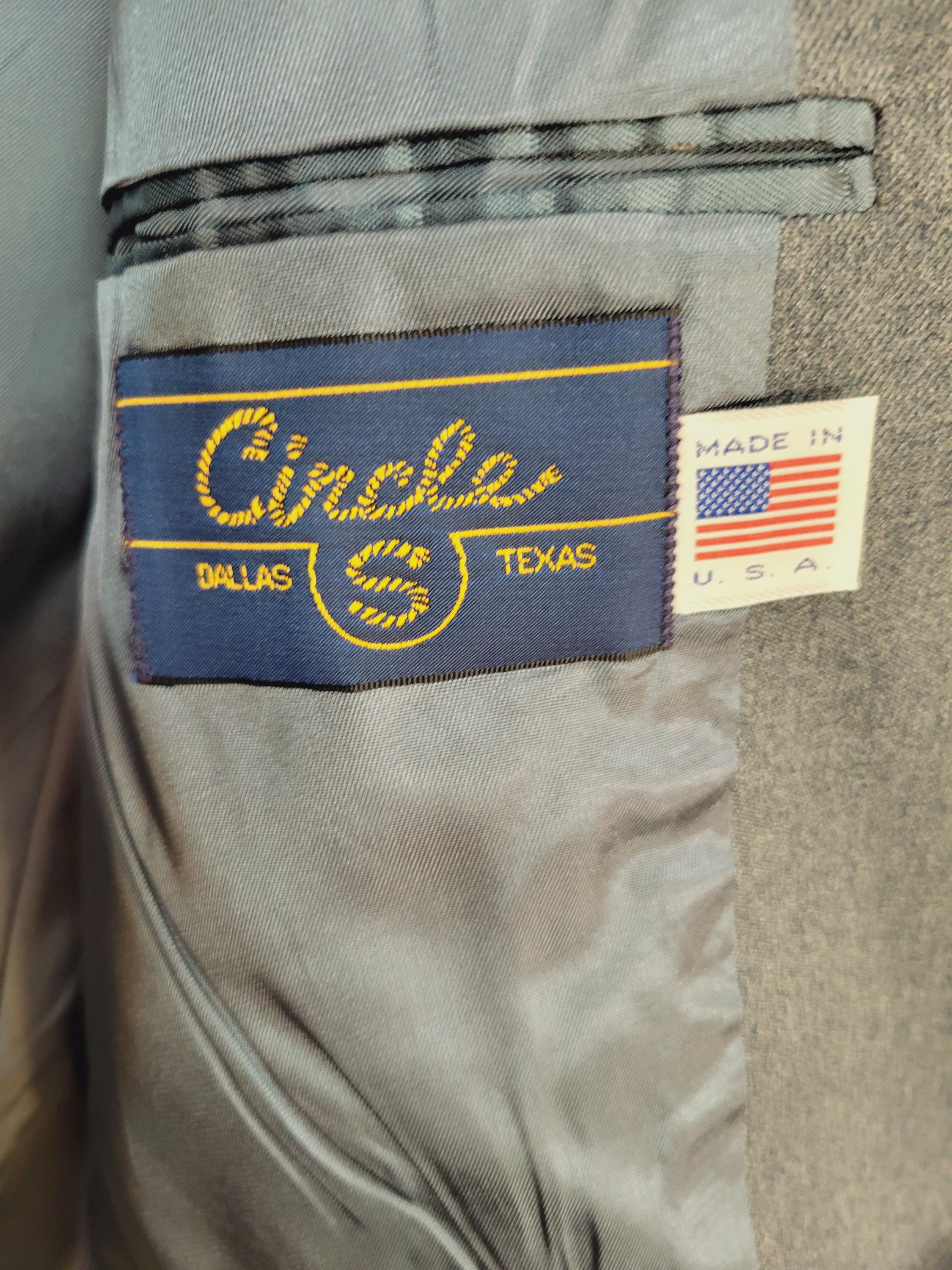 Vintage 1980s Circle S Western Blue/gray 2-button Polyester Sport Coat ...