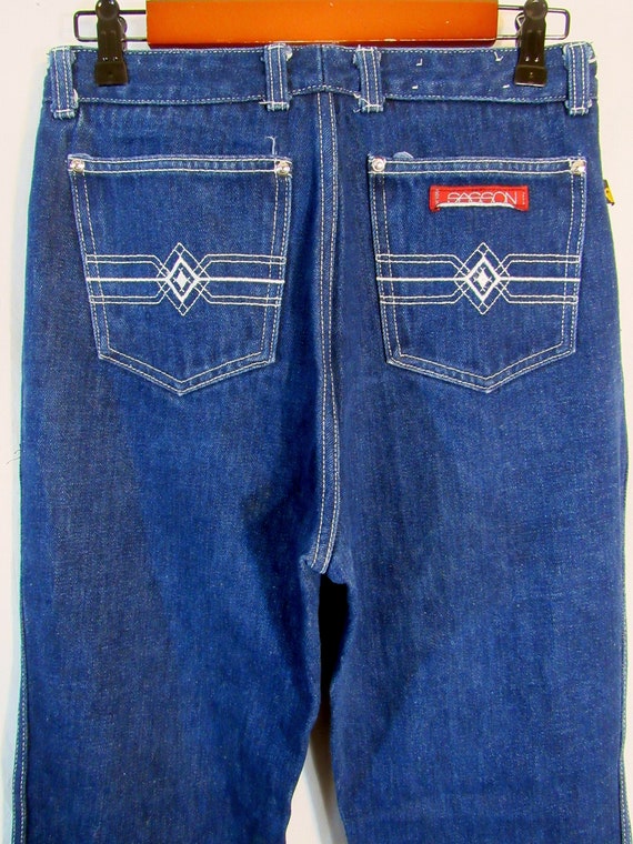 Late 70s early 80s Vintage Sasson Women's High Waist … - Gem