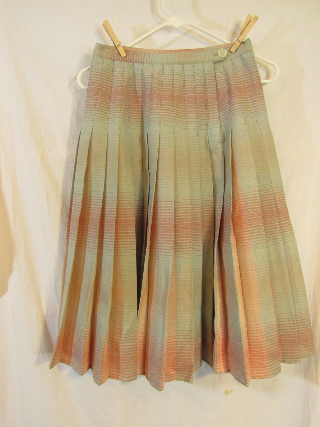 Vintage Wow! 1940's Penney's Jcpenney Highland Plaids Pink and Green ...