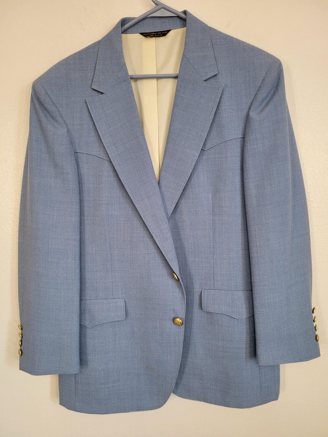 Vintage 80's Warren Sewell Western Blazer Hoglund's Great Falls MT ...