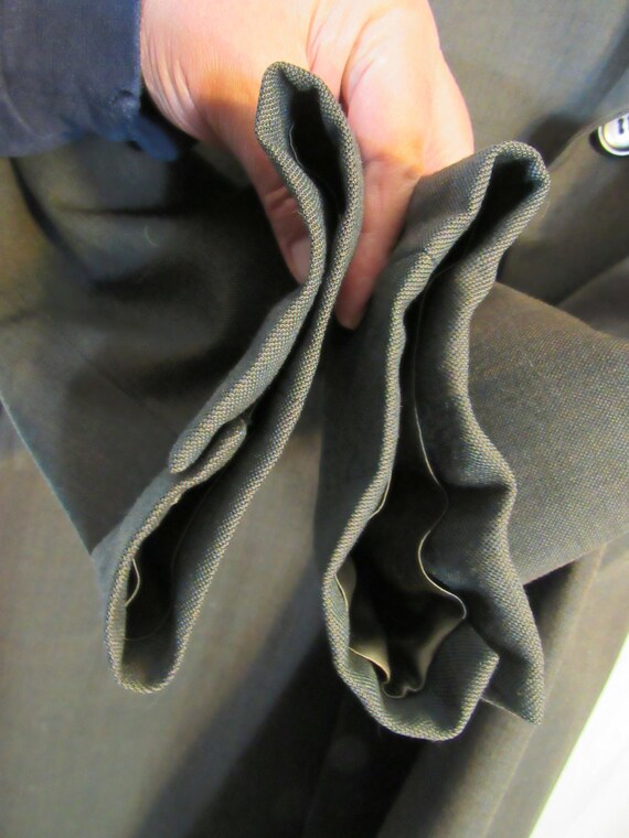 1950s 1960s Sovereign by Curlee Clothes Men's long Ov… - Gem