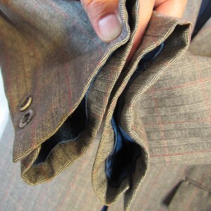 70s Vintage Curlee Men's 2 Piece Super Seventies Wool Suit, Size ...