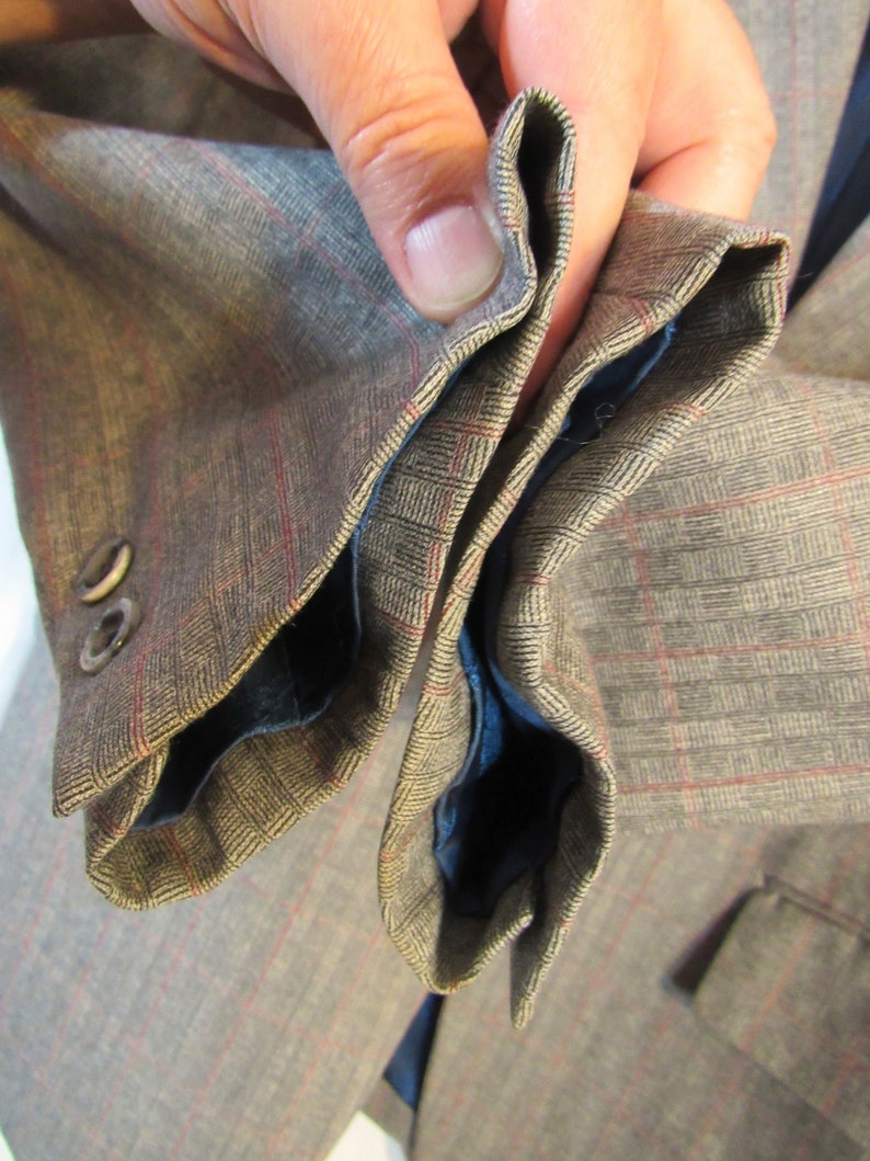 70s Vintage Curlee Men's 2 Piece Super Seventies Wool - Etsy