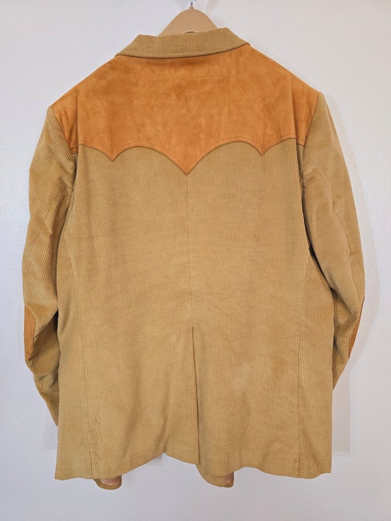 Dude! Vintage 1970s Brad Whitney western tan corduroy… - Gem