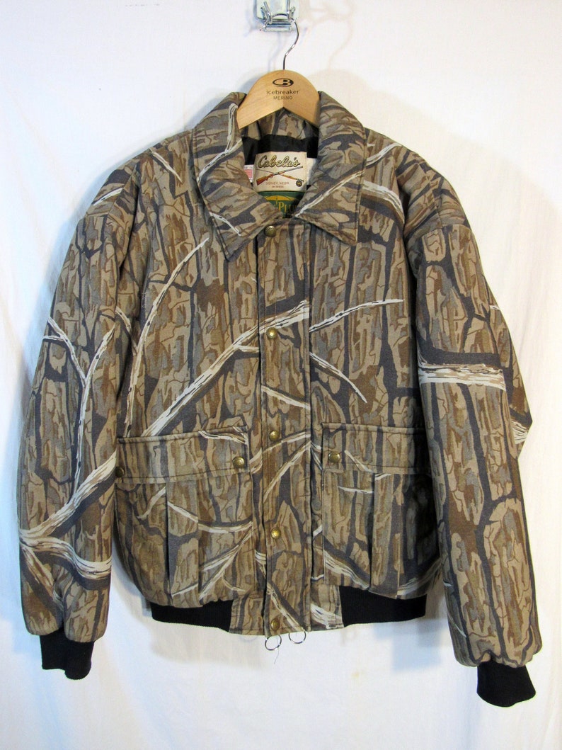 90s Vintage Cabela's Camo Dry-plus Hunting Jacket W/ - Etsy