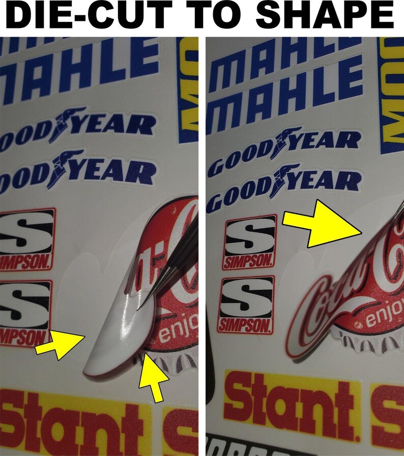 Clear Vinyl Contingency Sheet 108 Rat Rod-r/c MODEL Die-cut-decals 1/8 ...