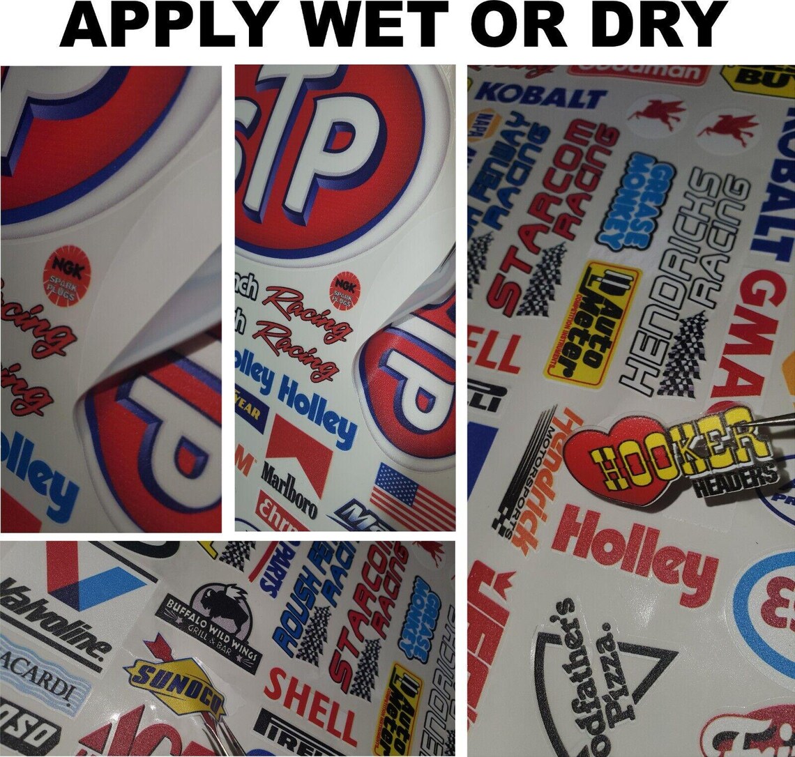 Clear Vinyl Contingency Sheet 108 Rat Rod-r/c MODEL Die-cut-decals 1/8 ...