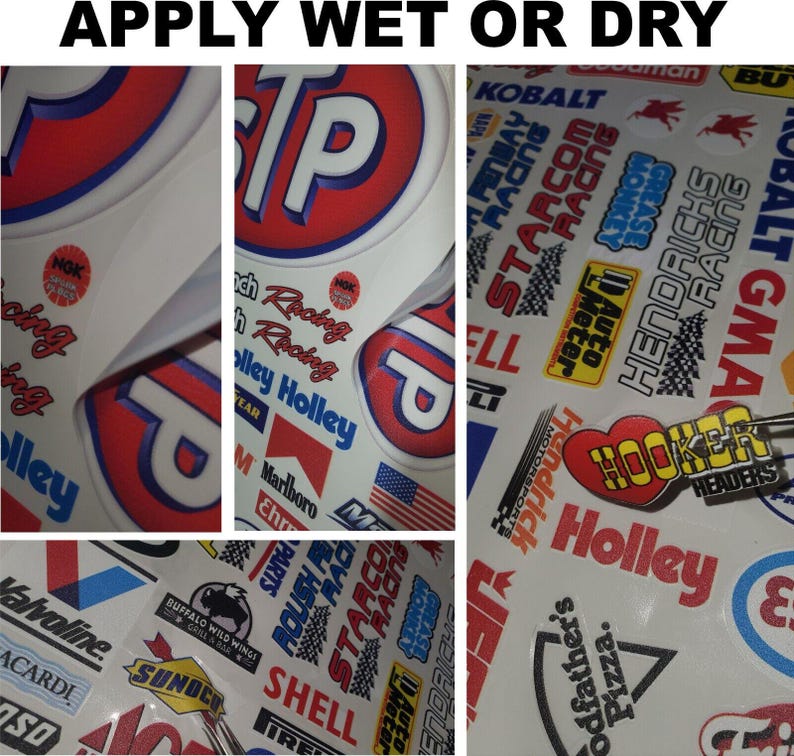 Clear Vinyl Contingency Sheet 108 Rat Rod-r/c MODEL Die-cut-decals 1/8 ...