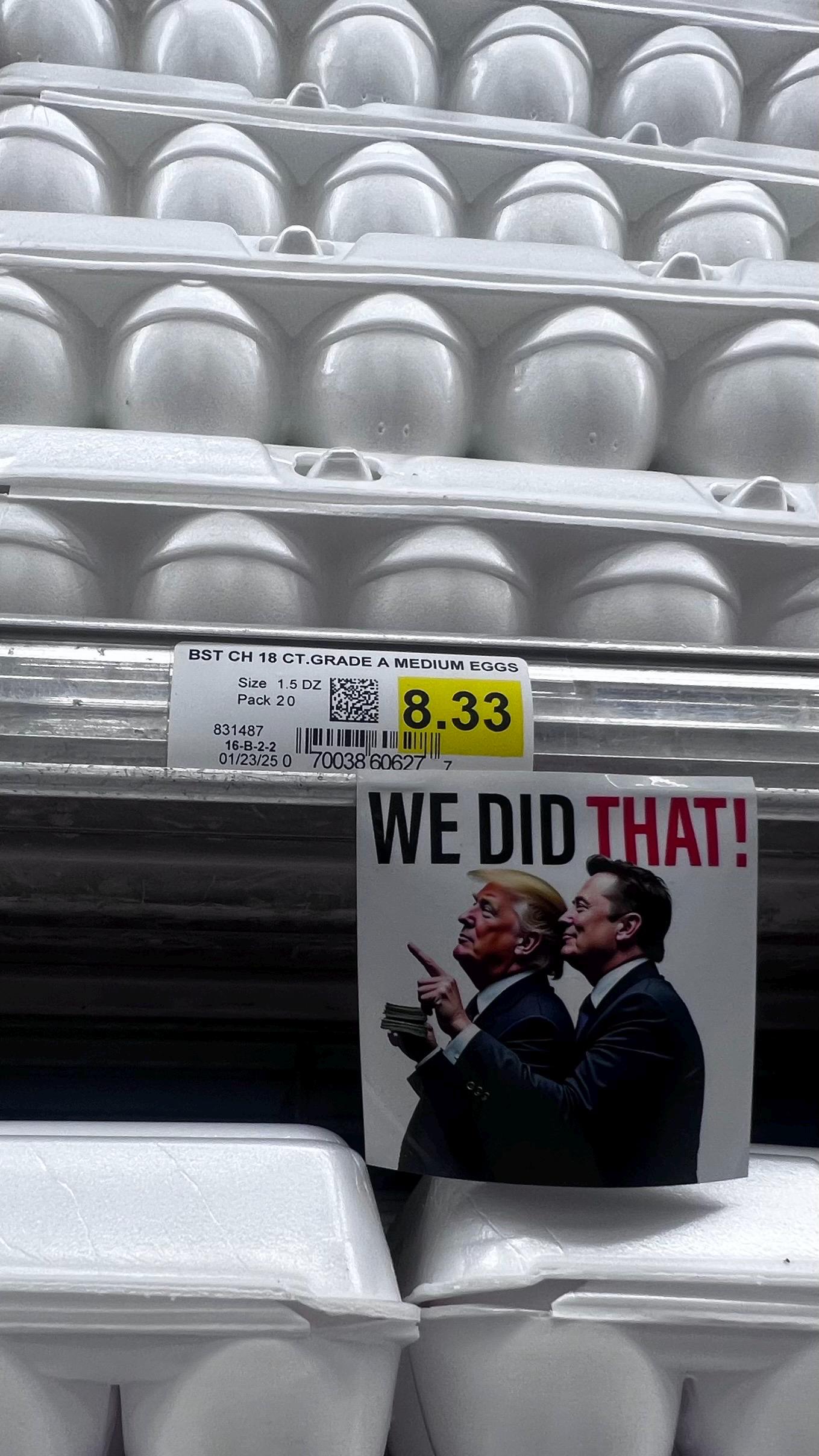 WE DID THAT! - (5 Pack) Stickers - President Trump and Musk. Quantity ...