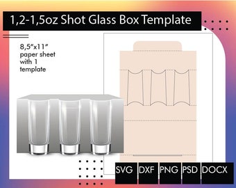 2oz Shot Glass Template | Etsy
