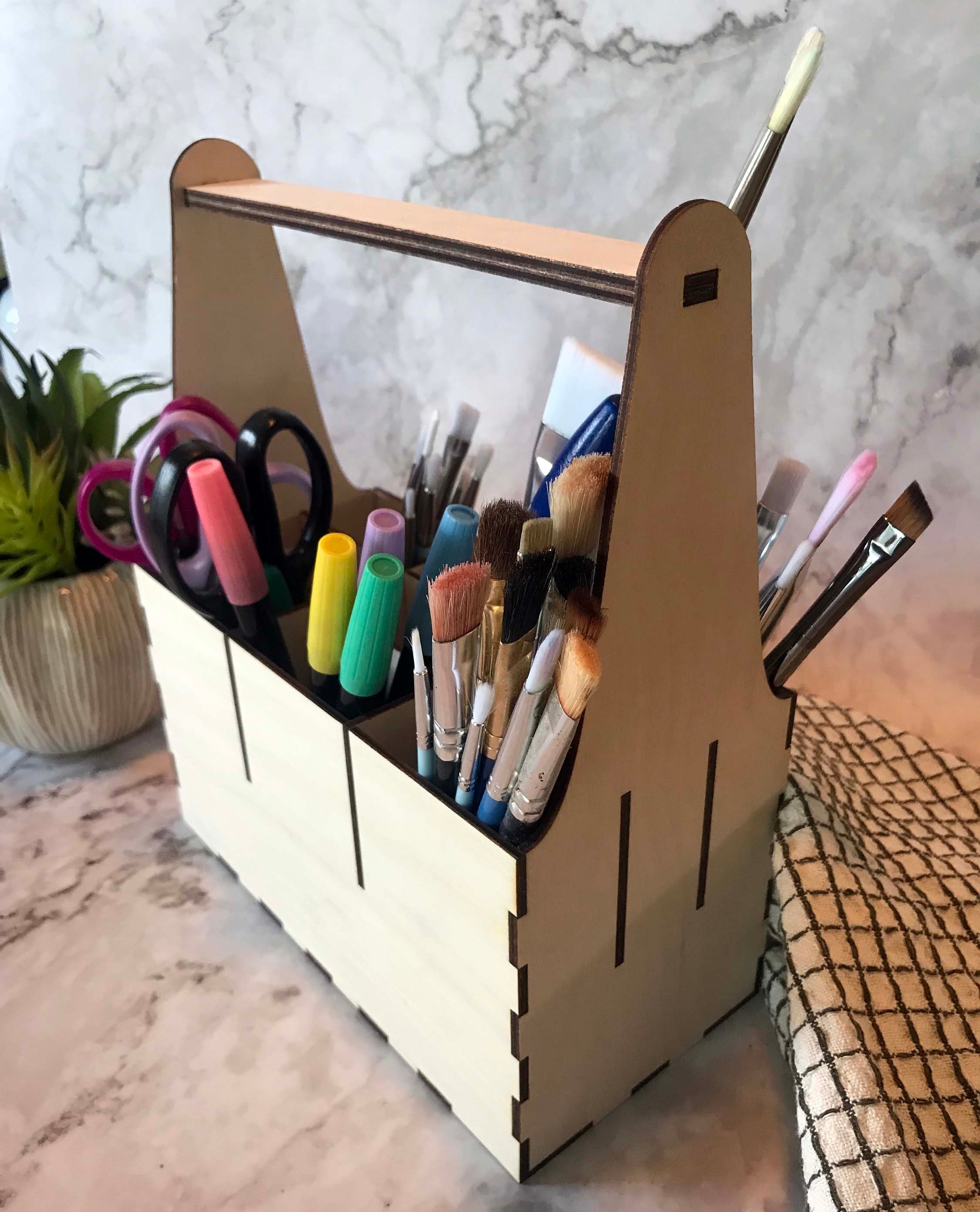 SVG Files for Laser, Craft Tool Caddy, Laser Cut Box, Digital Download ...